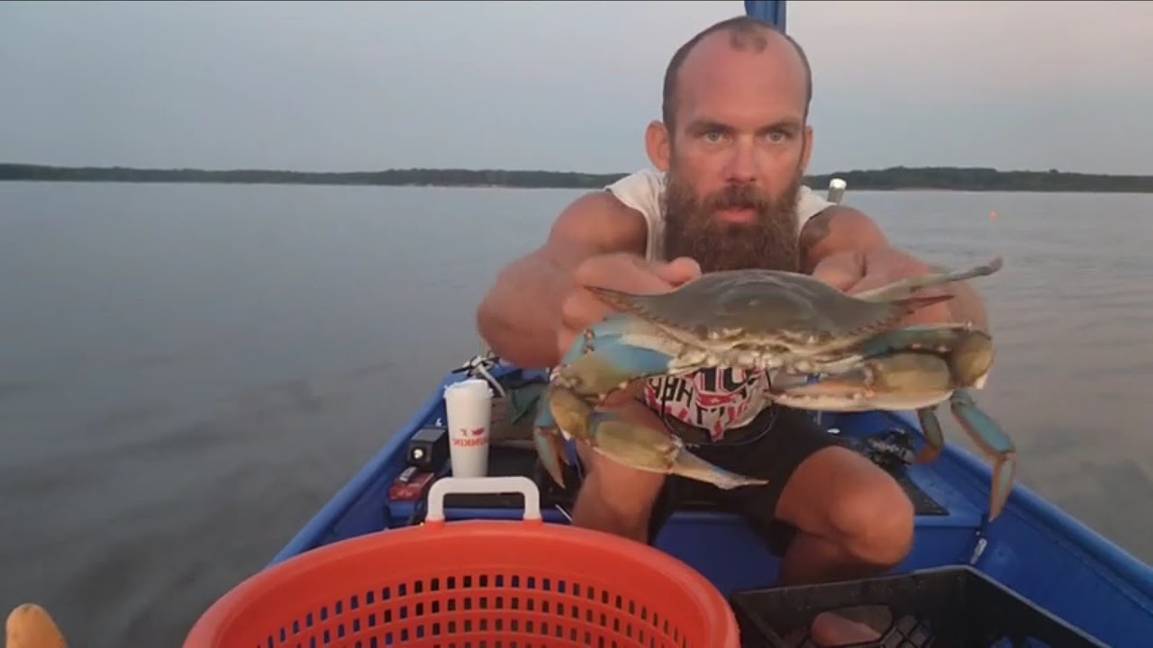 Bush River Crabbing / 12ft John Boat / 6HP Johnson - YouTube