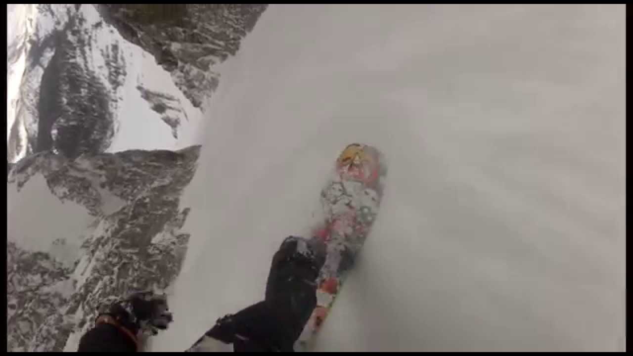 Deep pow Snowboarding: Backcountry skiing heaven - YouTube
