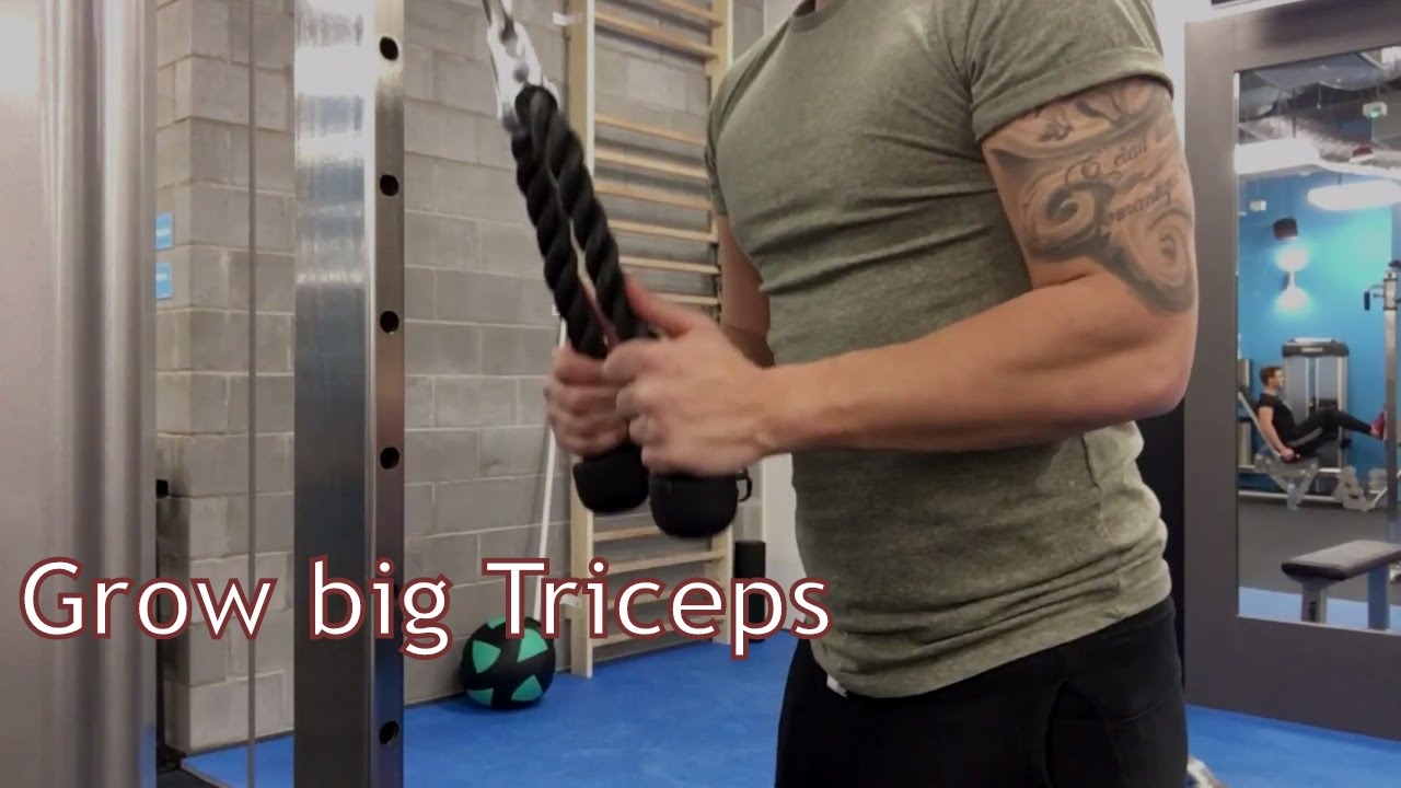HOW TO DO TRICEPS EXTENSION - YouTube