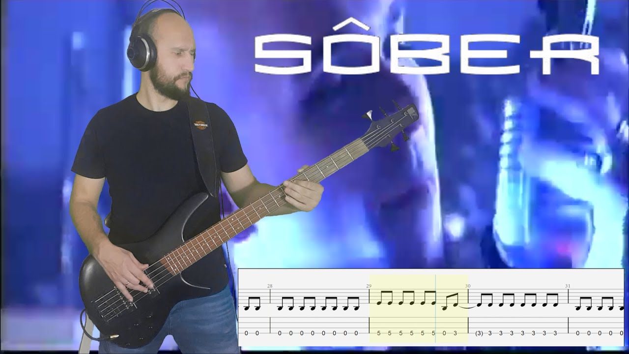 Sober Cover Bass (con Tab): Destrozando "Diez Años" - YouTube