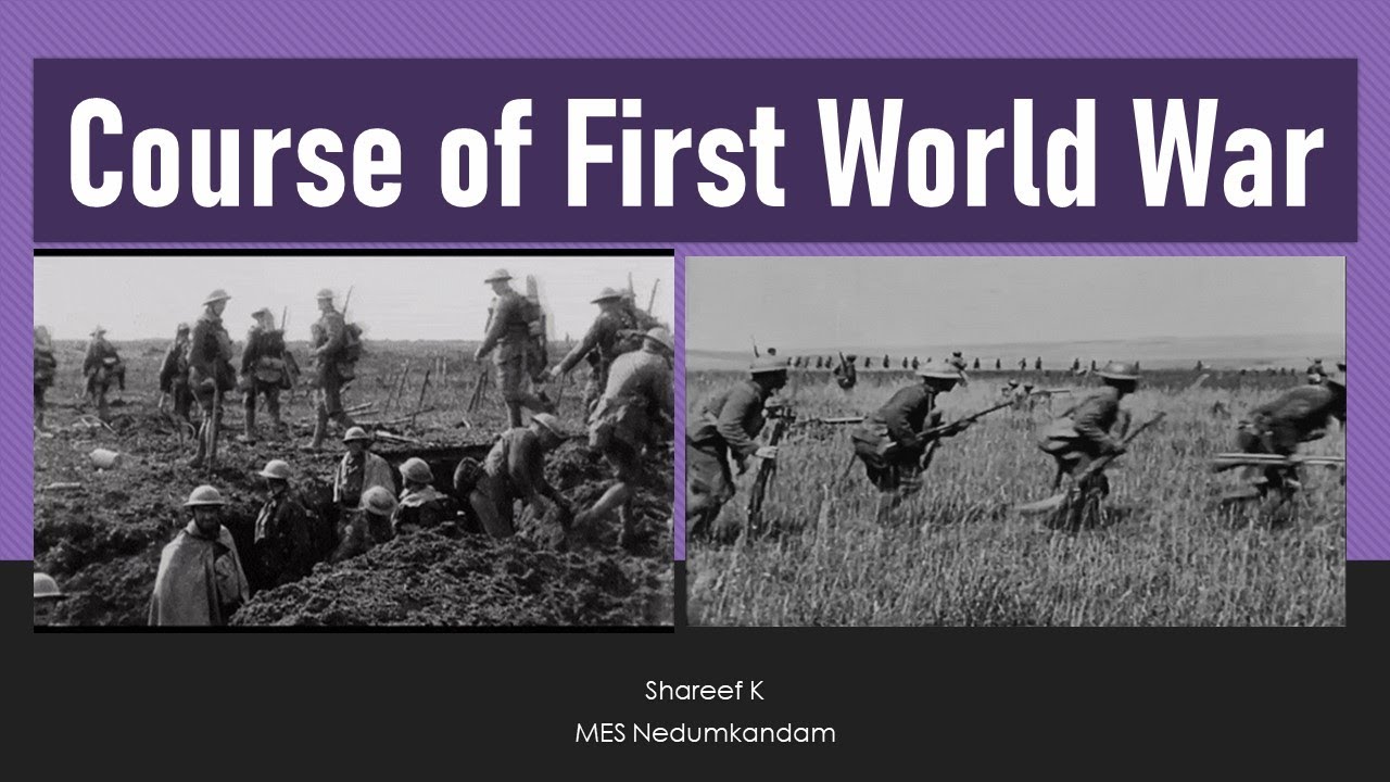 Course of First World War - YouTube