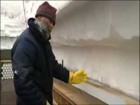 Collecting ice core samples - YouTube