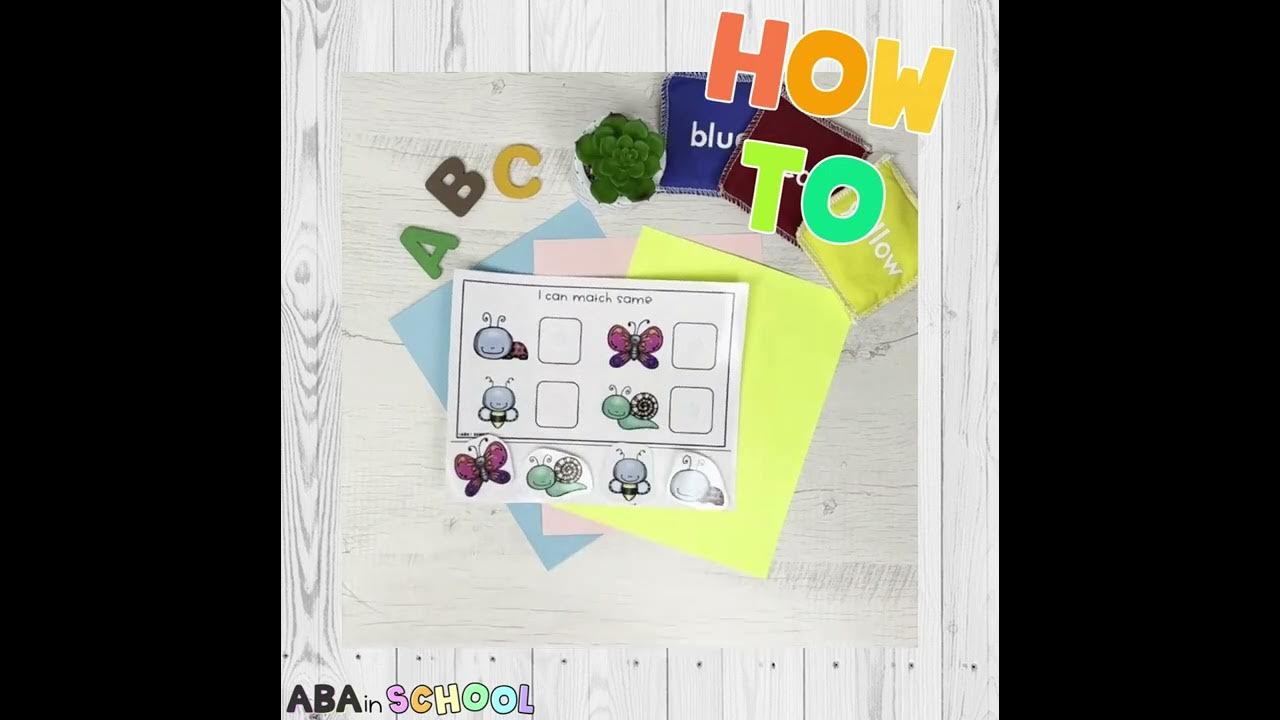 Busy Book Activities Early Learning Binder Pre-K Preschool & Special ...