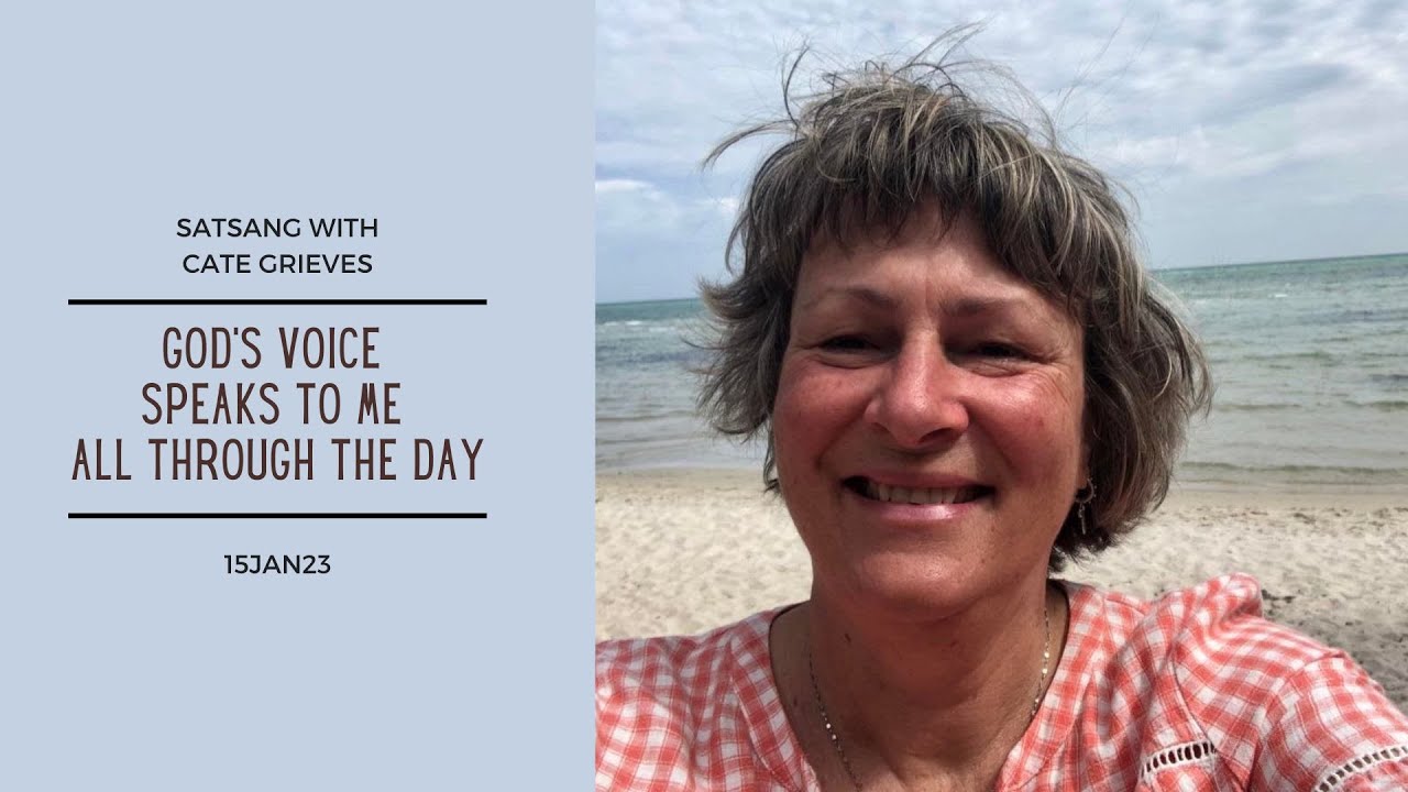 God’s Voice speaks to me all through the day, ACIM Lesson 49, Satsang ...