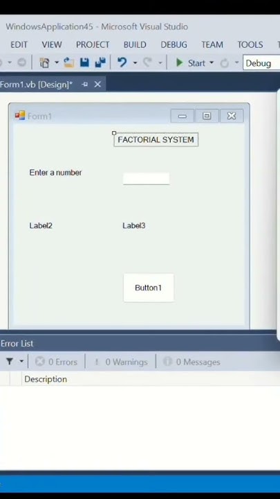 Calculate Factorial Of A Number Using Do While Loop In Vbnet Quick Tutorial Vbnet Coding