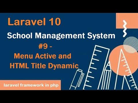 #9- Role Management (Admin, User) Middleware | School Management System | PHP Laravel Live ...