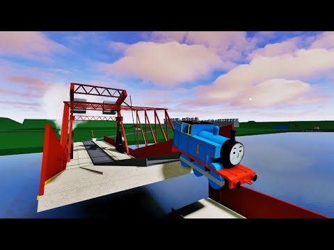 THOMAS AND FRIENDS Crashes Thomas Jumps Over a Very high bridge Thomas ...