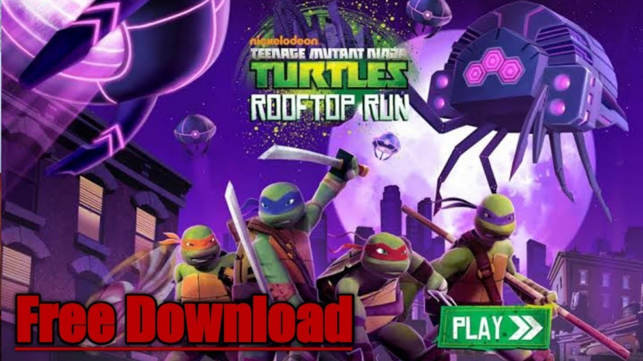TMNT: ROOFTOP RUN Game | Teenage Mutant Ninja Turtles | - YouTube