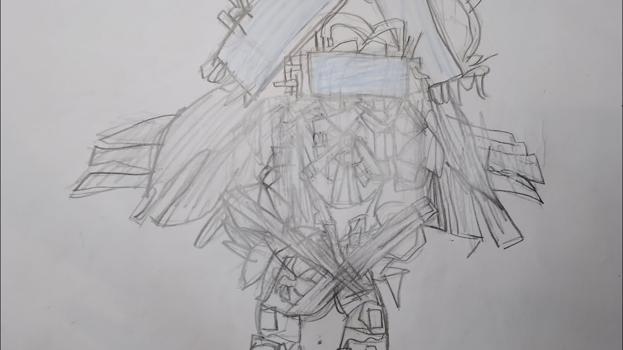 how to draw titan computer man from skibidi wars 97 part1 - YouTube