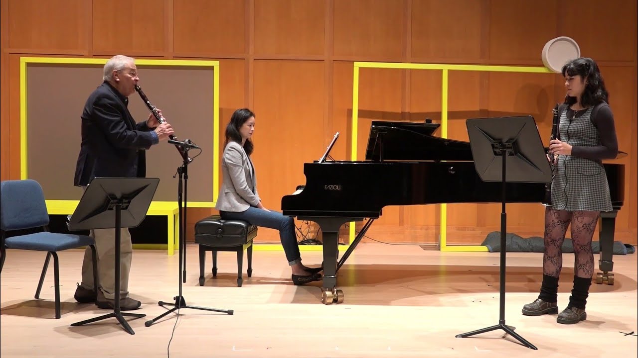 CMNW SF21 Masterclass with David Shifrin | Poulenc Sonata for clarinet ...