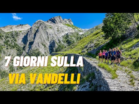 VIA VANDELLI in 7 giorni, a piedi da Modena a Massa - YouTube