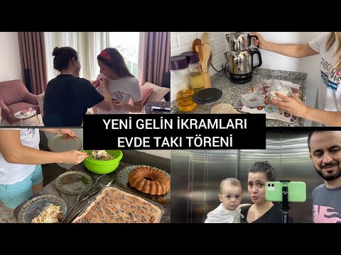 ALANYA'YA GİTTİK | YENİ GELİN İKRAMLARI | EVDE TAKI MERASİMİ | BEBEKLE ARABA YOLCULUĞU