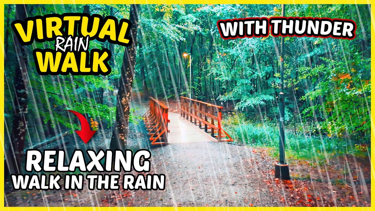 Relaxing Rain Walk In Sweden 🌧️🍁☔ - YouTube