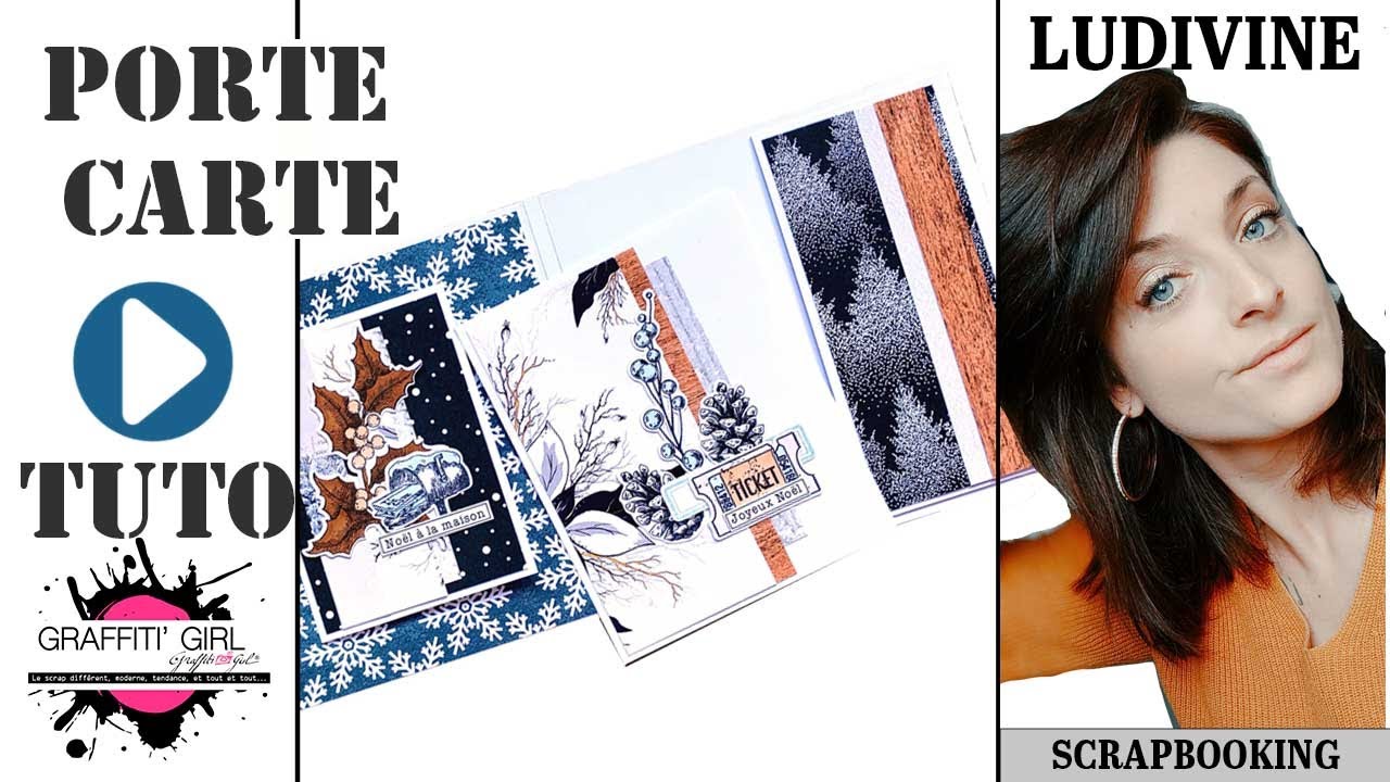 Créez un magnifique porte-carte ou porte-photo en scrapbooking avec ...