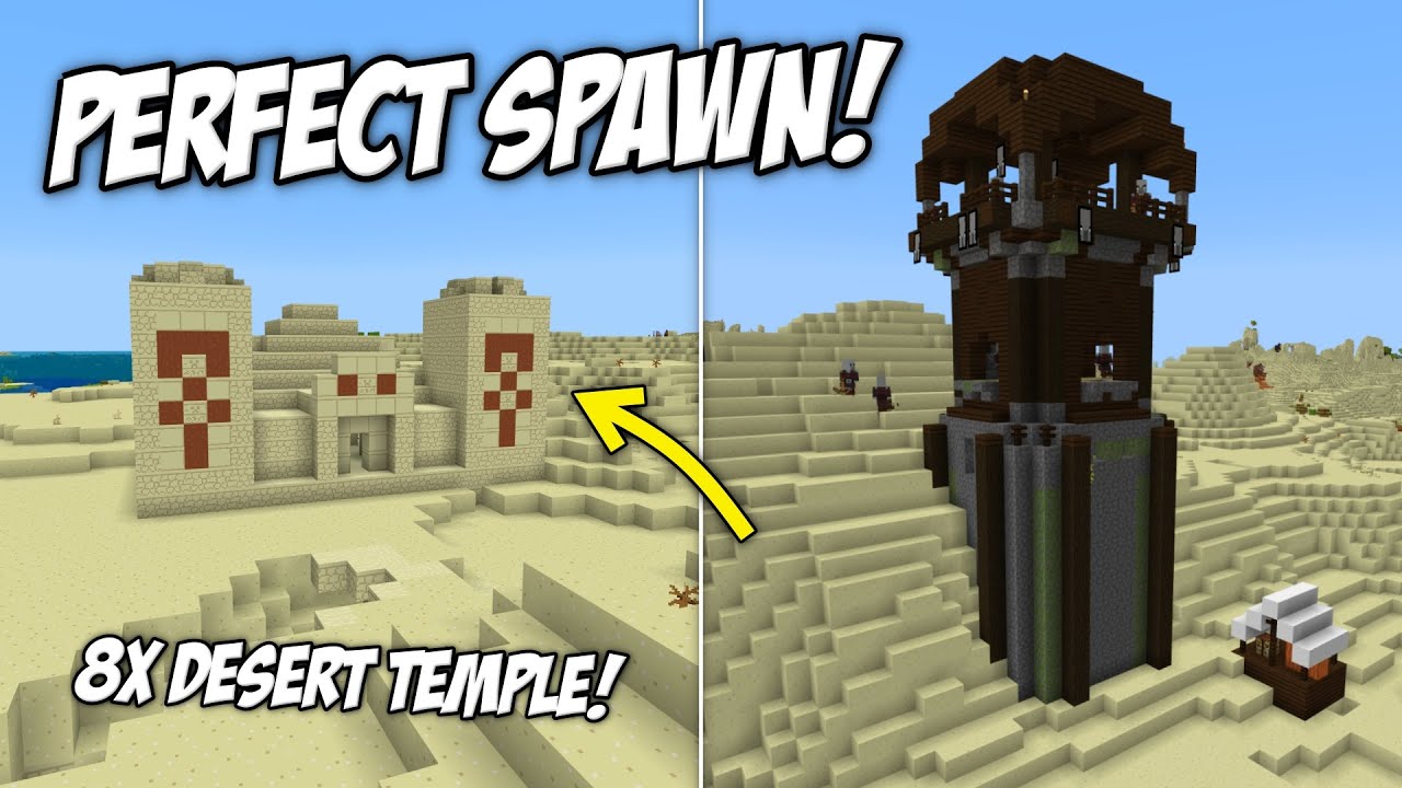 BEST Minecraft Desert Seed | Bedrock Edition (God Seed) - YouTube