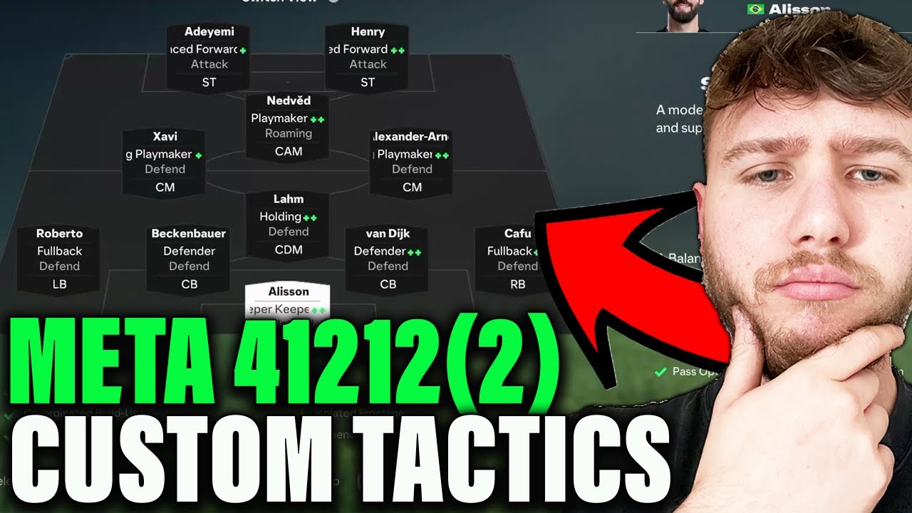 Best 41212(2) META Formation and Custom Tactics in FC 25! 🔥 - YouTube
