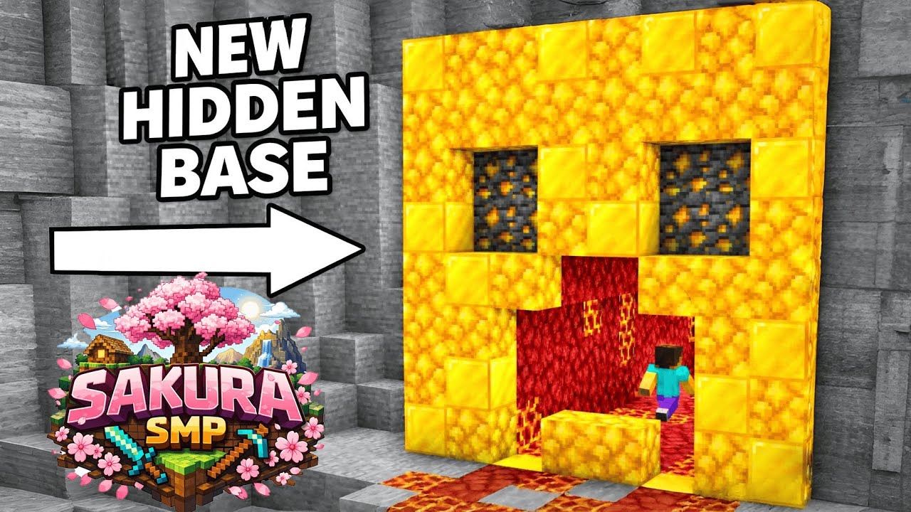 🛑 Building a NEW SECRET BASE in Sakura SMP | Minecraft LIVE #minecraft ...