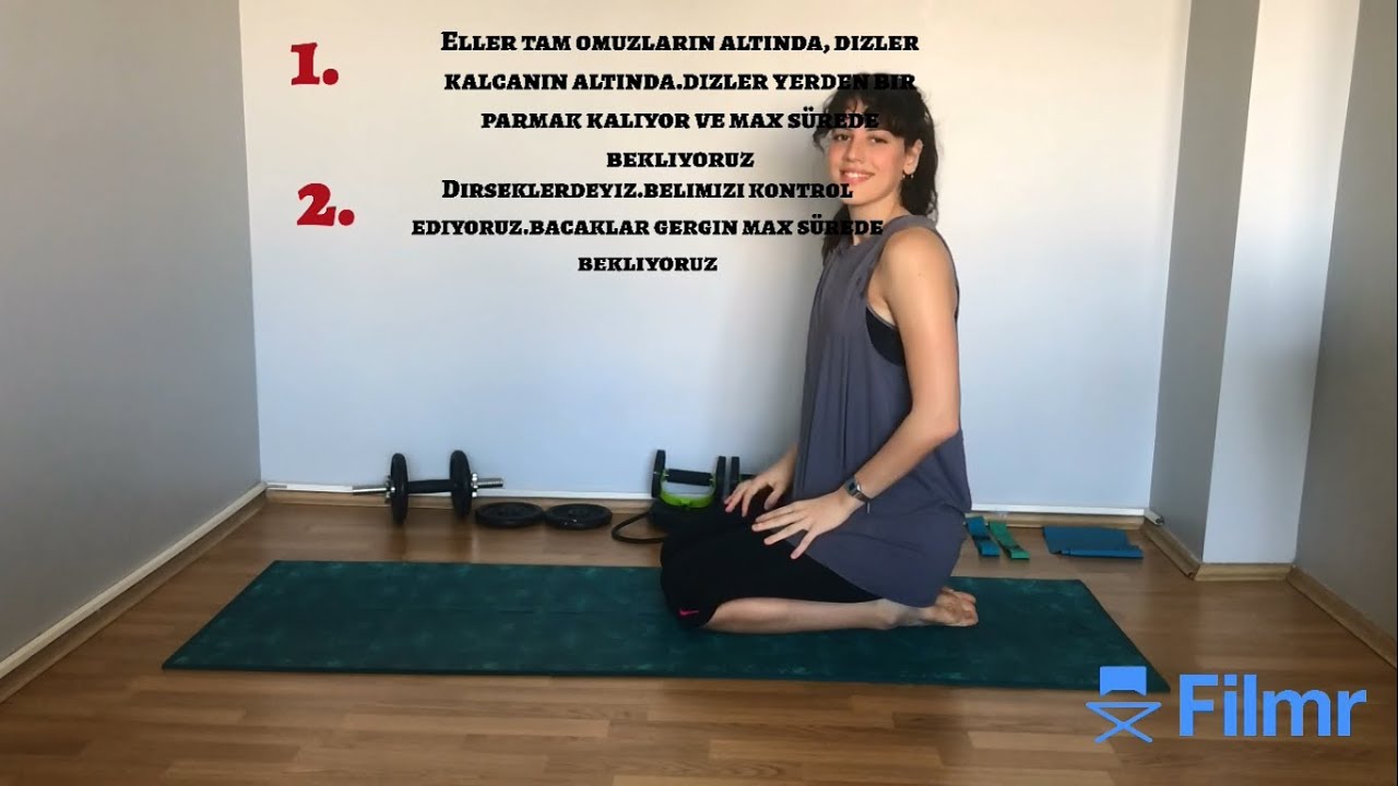 Evde Sporla Kal / Deniz'le Pilates - YouTube