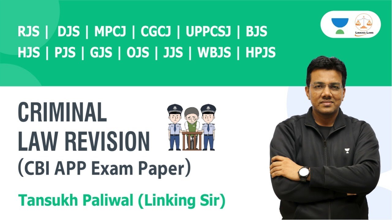 Criminal Law Revision CBI APP Exam Paper Judiciary Exams Tansukh criminal-law-revision-cbi-app-exam-paper-judiciary-exams-tansukh