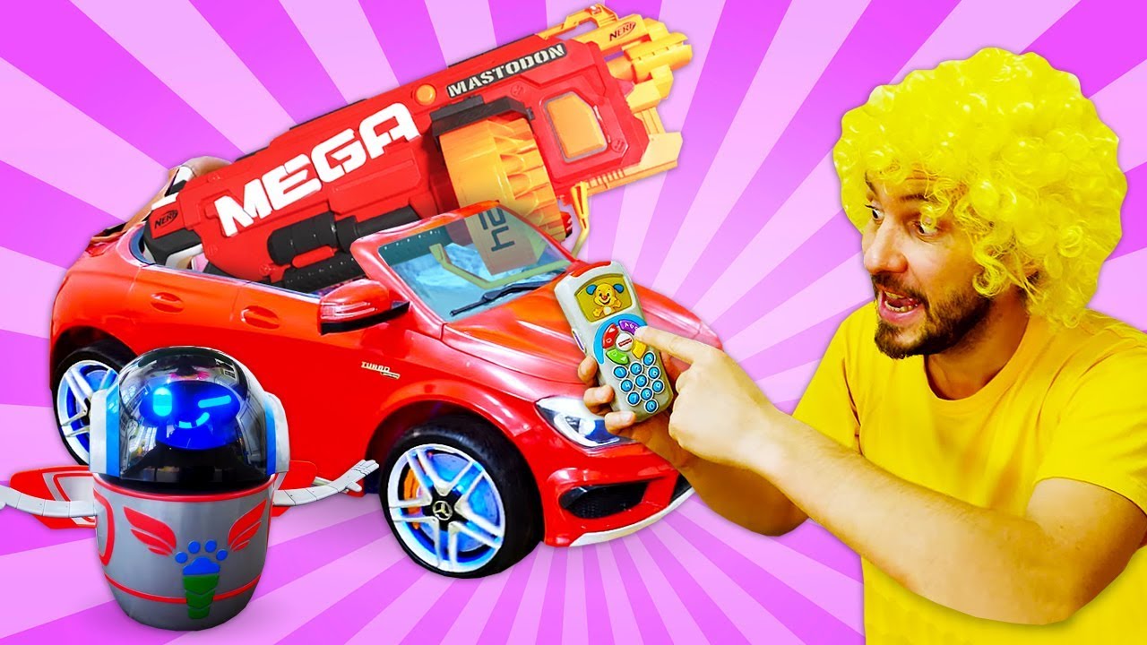 Nerf Blasters vs Computer Games: A Magic TV Remote - Funny Videos ...