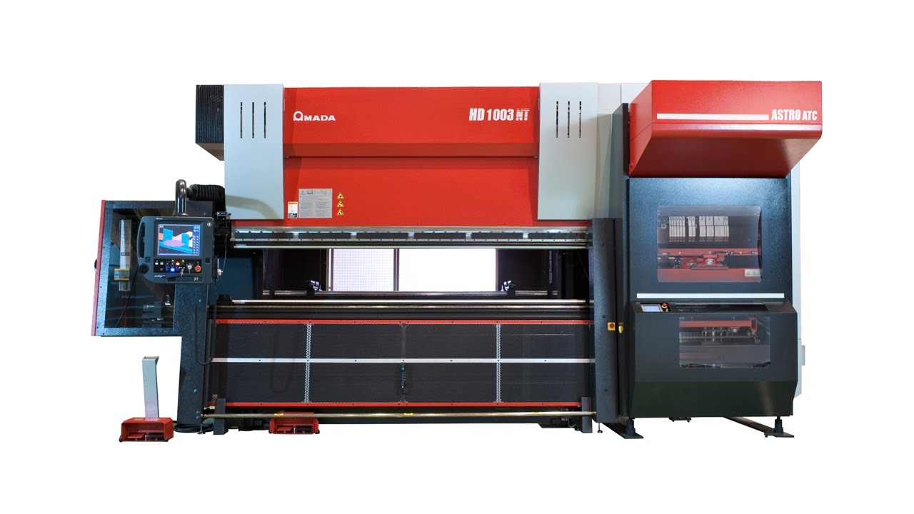 HD 1003 ATC Press Brake with Automatic Tool Changer - YouTube