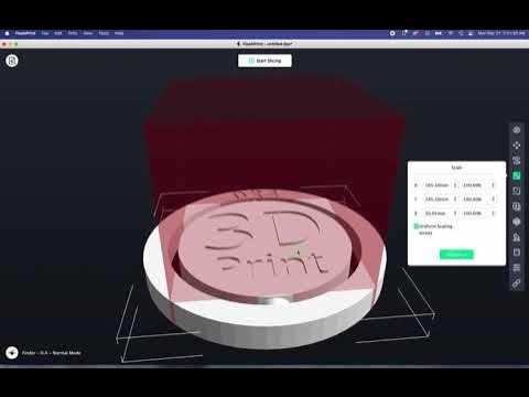 Tutorial Print from Tinkercad to Flashprint 5 - YouTube