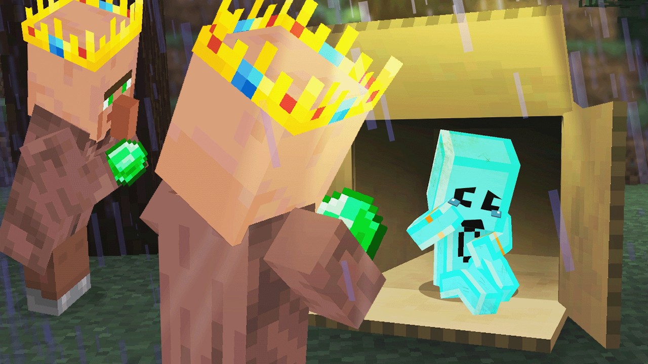 Poor to Rich FAMILY in Minecraft - YouTube