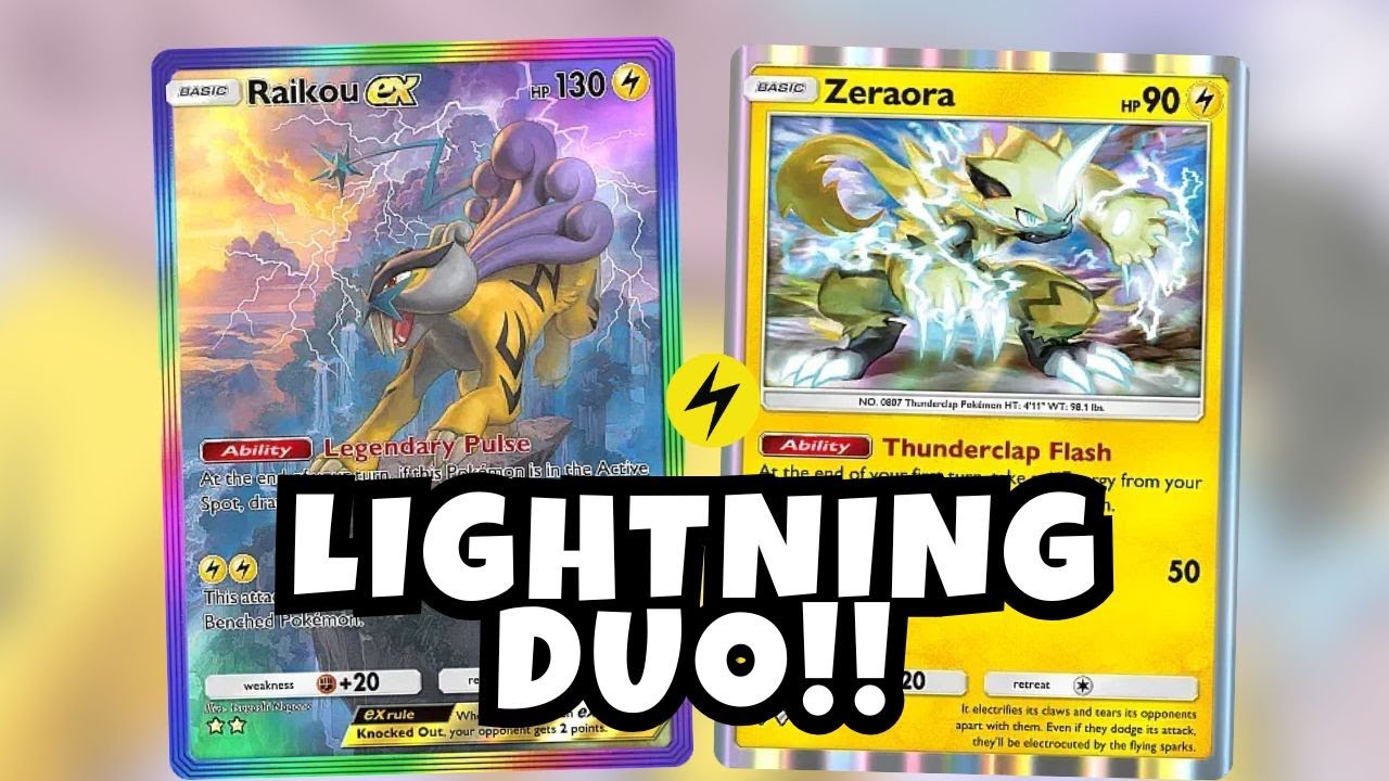 Raikou EX + Zeraora Lightning Duo!! | Secluded Springs | TCG Pocket ...