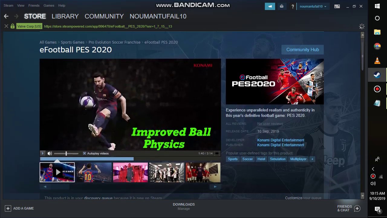 How to Download PES 2020 DEMO For PC Via Steam! - YouTube