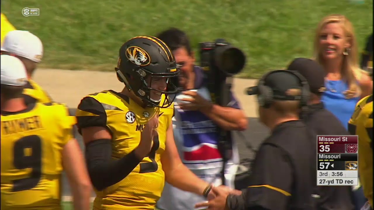 Missouri vs Missouri St NCAA Football Highlights 2017 - YouTube