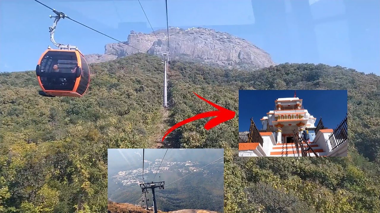 Girnar Ropeway from base to top in 7 minutes | Udan khatola - YouTube