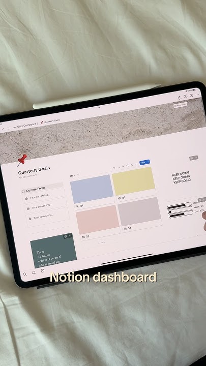 My Notion Dashboard Setup for Productivity 💗 How I use Notion for Organizing Work + Life #notion ...