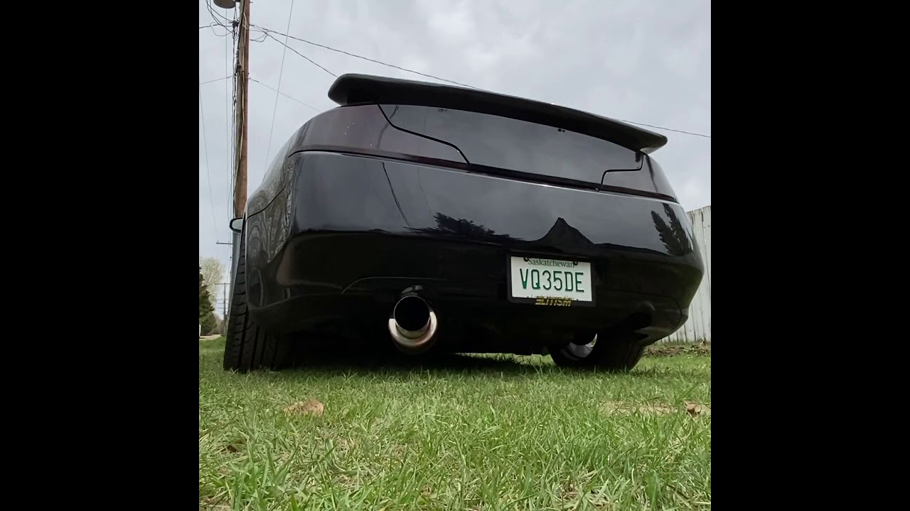Infiniti G35 Z1 Single Exit Catback Exhaust - YouTube