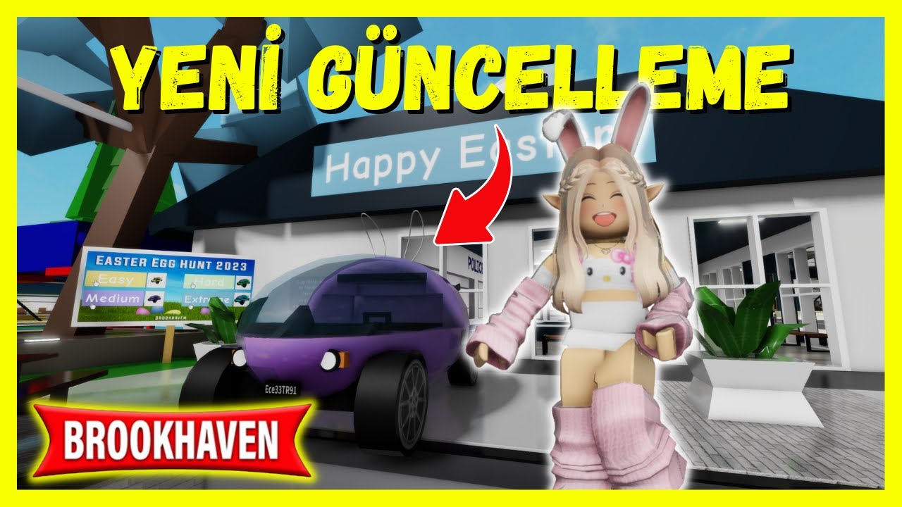 🥚EASTER UPDATE (Paskalya Güncellemesi)🐰ROBLOX Brookhaven🏡RP - YouTube