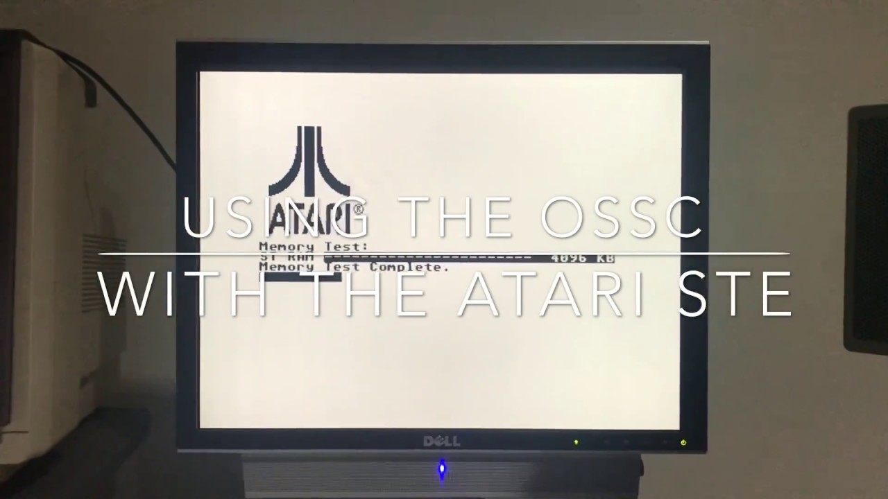 Using the OSSC with the Atari STE - YouTube