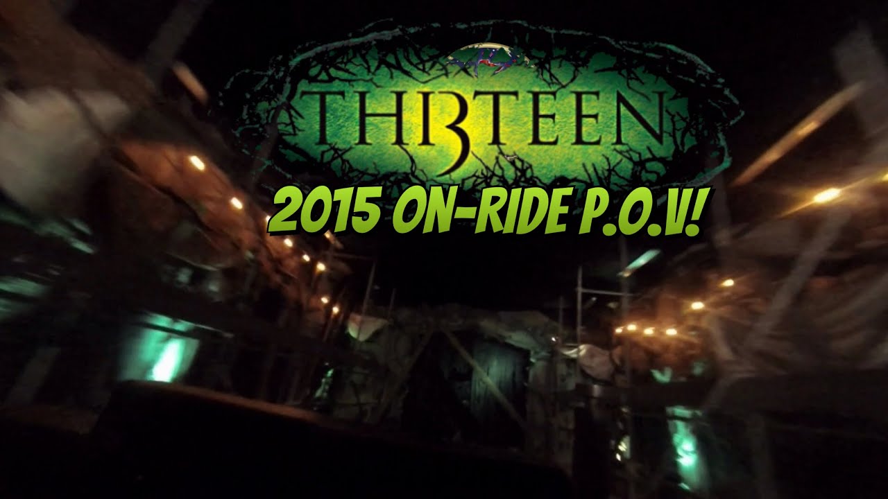 Th13teen 2015 Updates! On-Ride FRONT ROW POV 2015 ("Thirteen" Alton ...