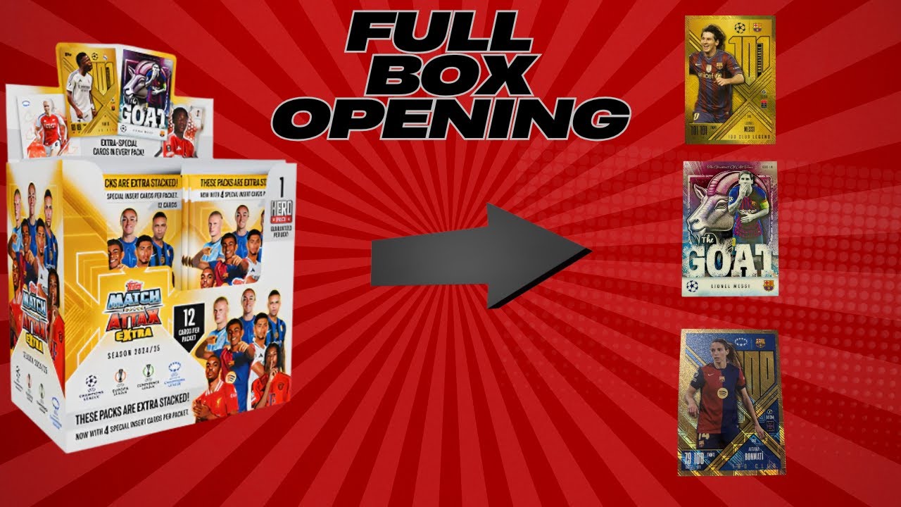 Opening a Full Box of Match Attax Xtra 25 - The Ultimate Collecting ...