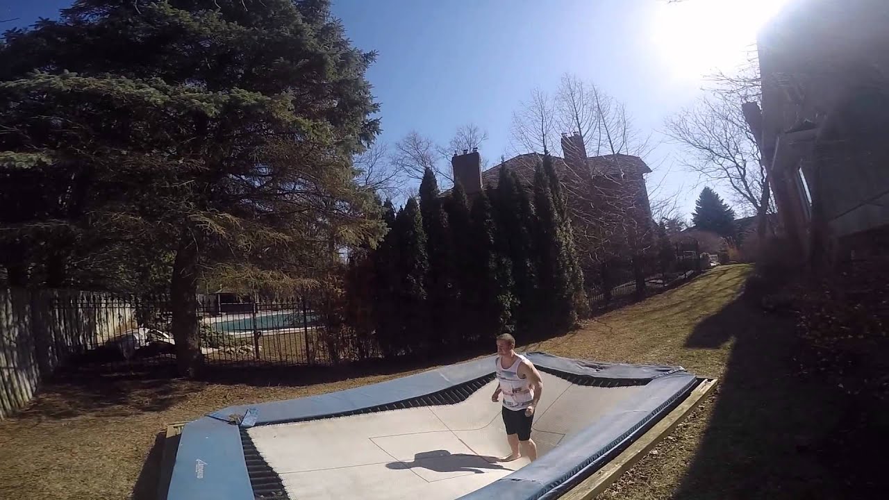 Olympic Trampoline Spring Time - YouTube