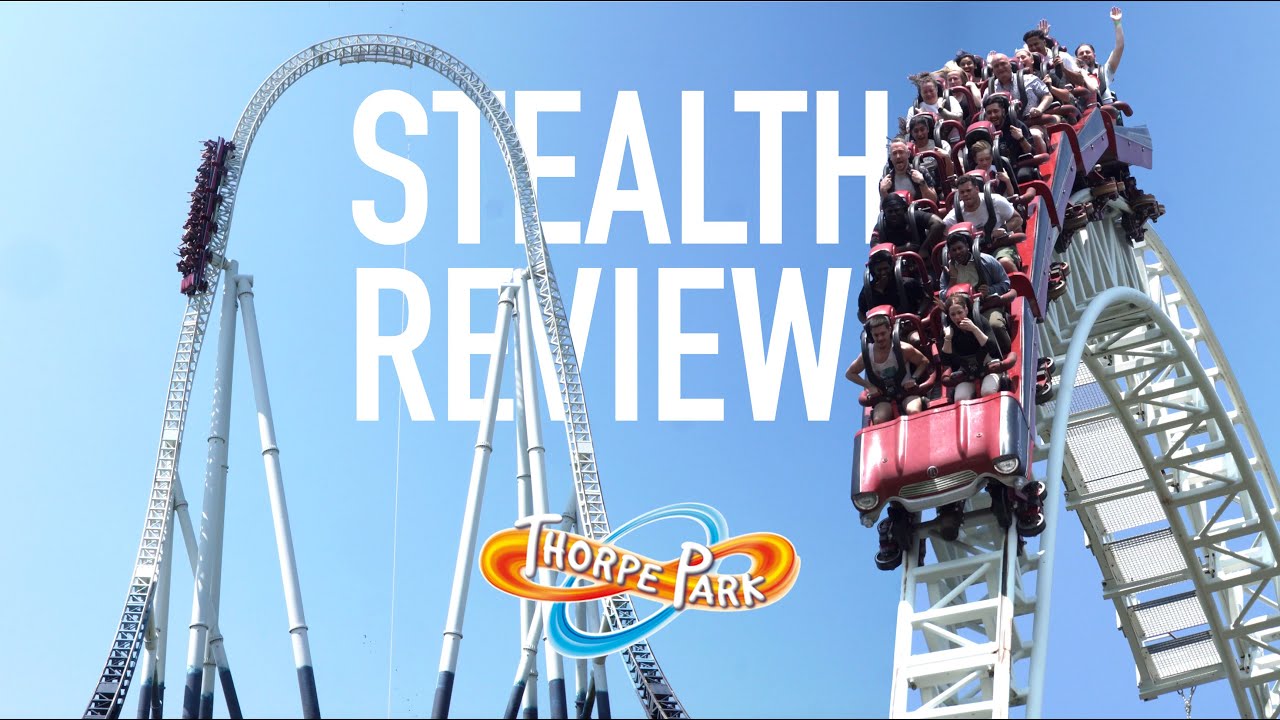 Stealth Review | Thorpe Park's Intamin Hydraulic Launch Coaster - YouTube