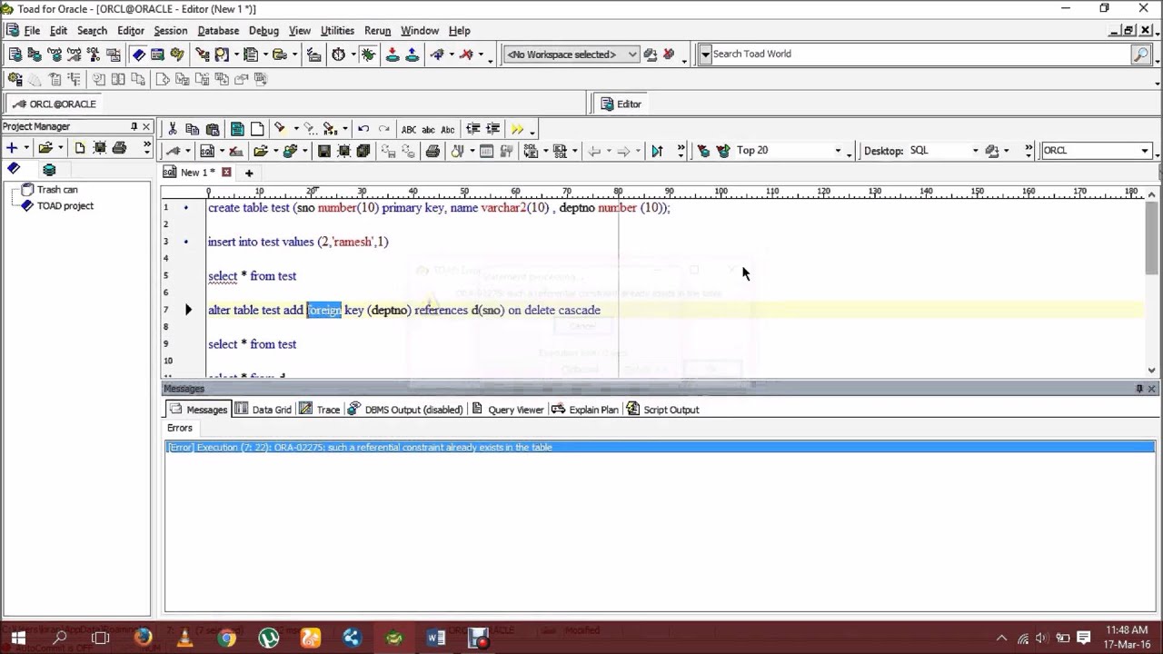 12 Constraints In Sql Youtube