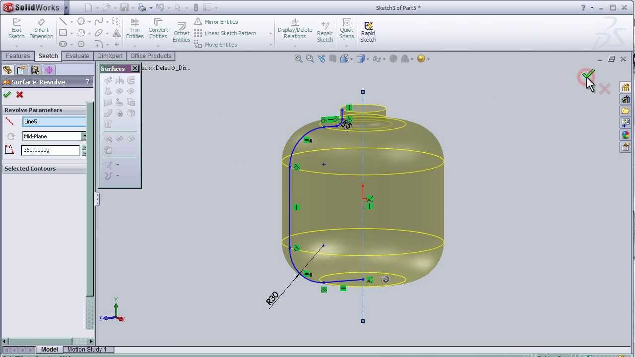 4 SolidWorks Surface Tutorial Revolved Surface YouTube 4-solidworks-surface-tutorial-revolved-surface-youtube