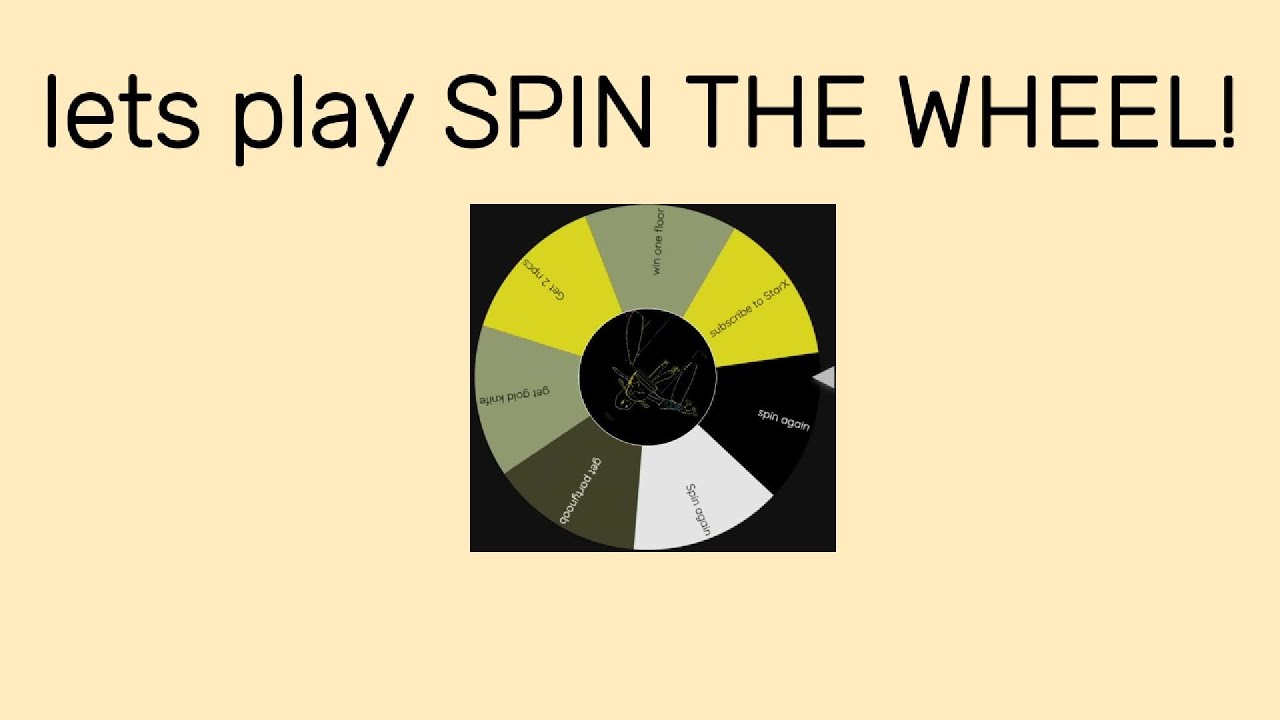Spin the wheel Regretevator - YouTube