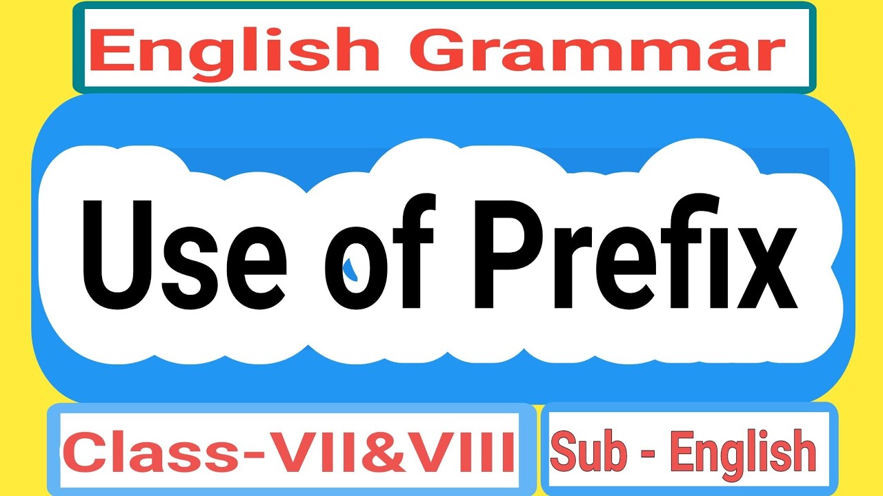 English Grammar- Prefix (Exercises) - YouTube