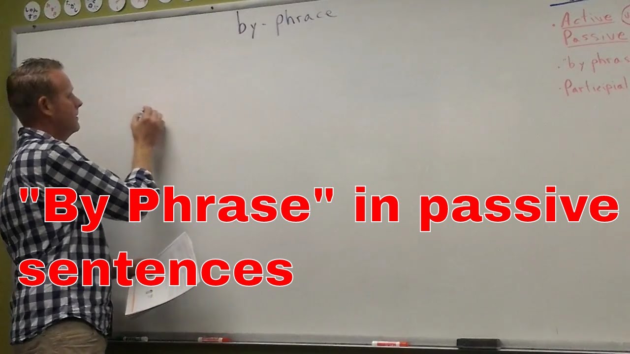 "By phrase" in a passive sentence - YouTube