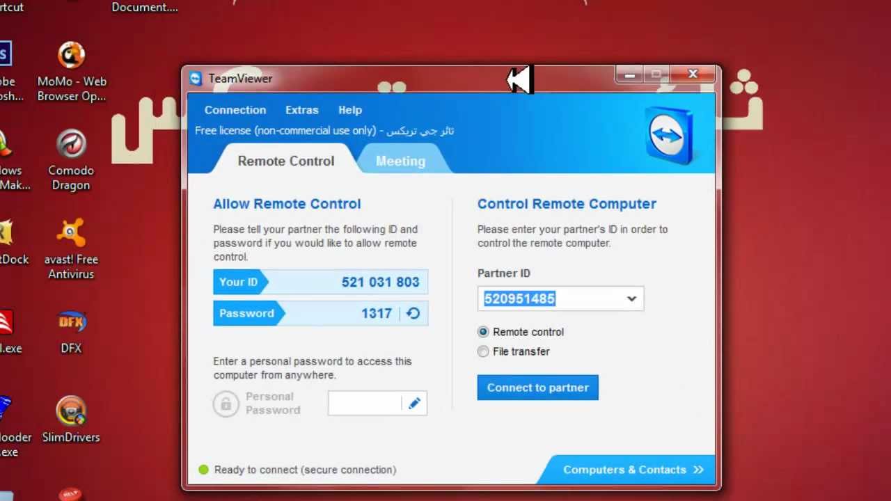 طريقة تحميل وتثبيت برنامج TeamViewer 8 - YouTube