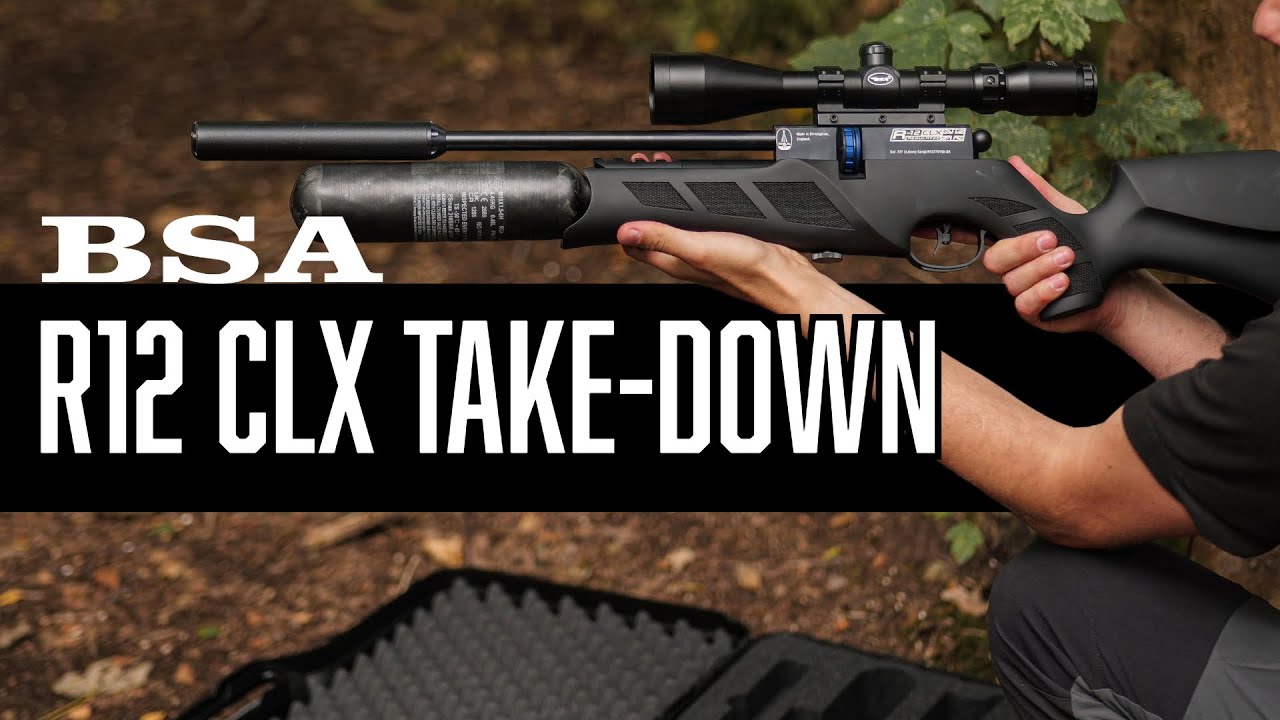 The BSA R12 CLX Take-down Carbon Edition Air Rifle - YouTube