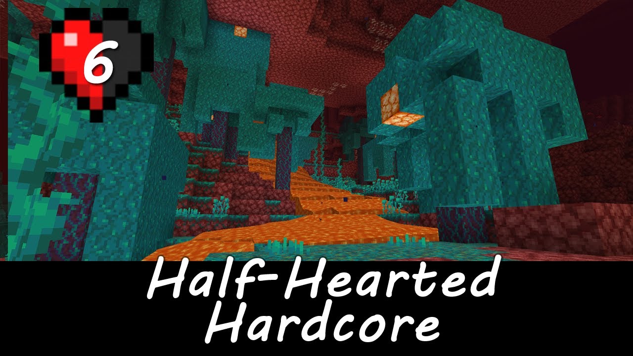 Minecraft Half-Hearted Hardcore Ep6: To the Nether - YouTube