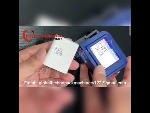 Mini batch coding machine - how to manually print date, mrp - इस मशीन से किसी में भी प्राइस ...