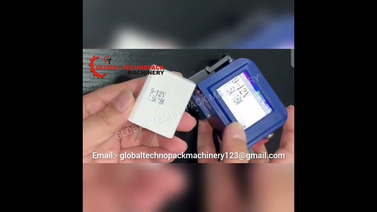 Mini batch coding machine - how to manually print date, mrp - इस मशीन से किसी में भी प्राइस ...