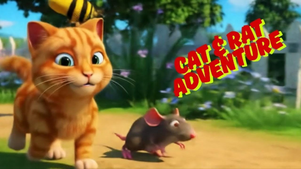 Cat and Rat Adventure 🐱🐭 | Funny Animal Chase Story for Kids | - YouTube